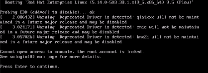 Error "Cannot open access to console. the root account is locked." - Red Hat Customer Portal